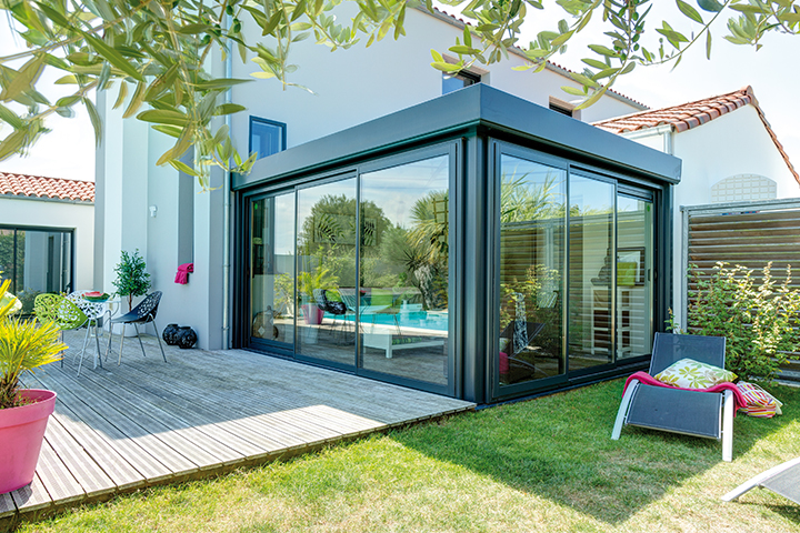 Véranda Moderne en Aluminium - Gustave Rideau