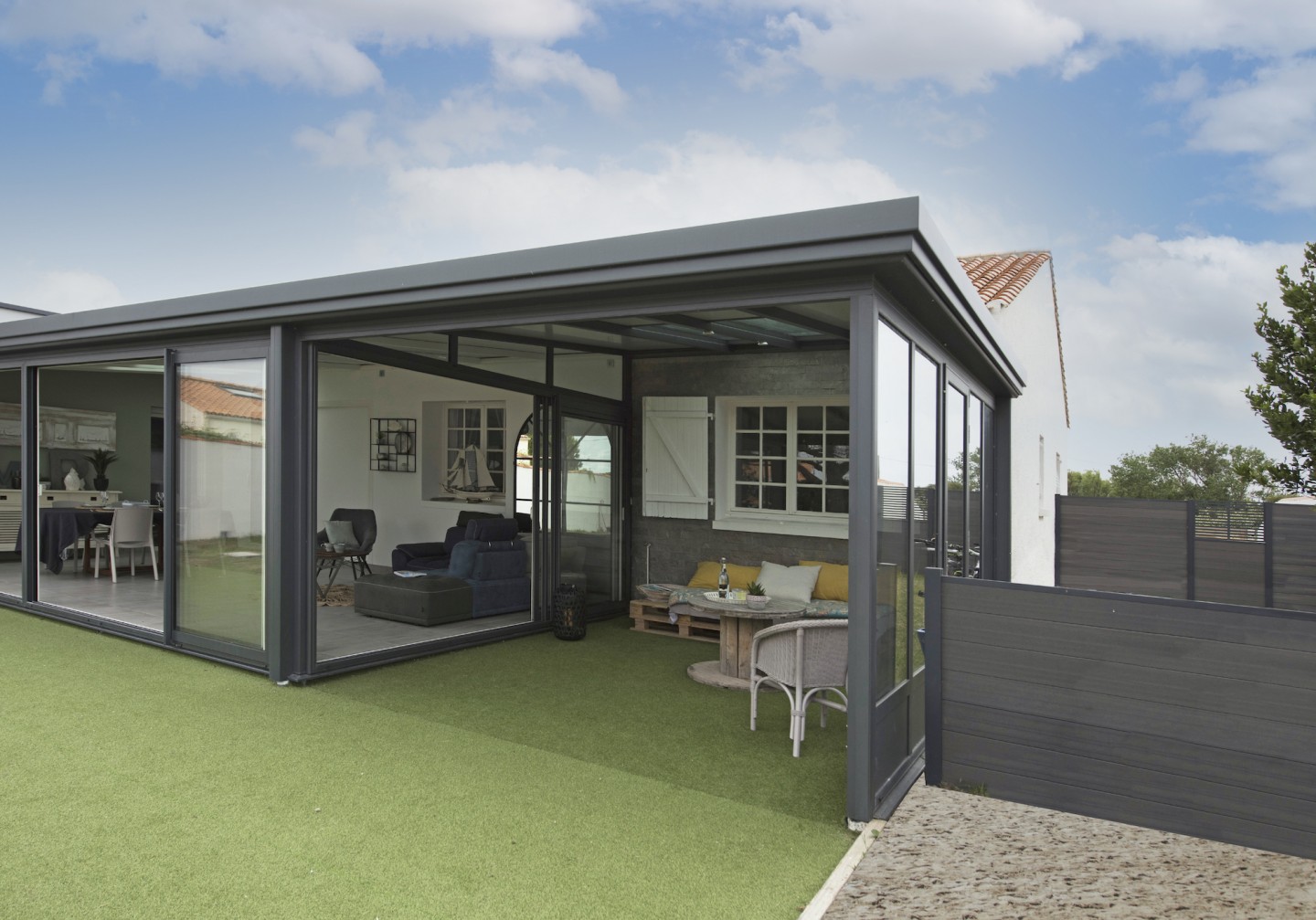 Prix Véranda en Aluminium : Devis gratuit - Gustave Rideau