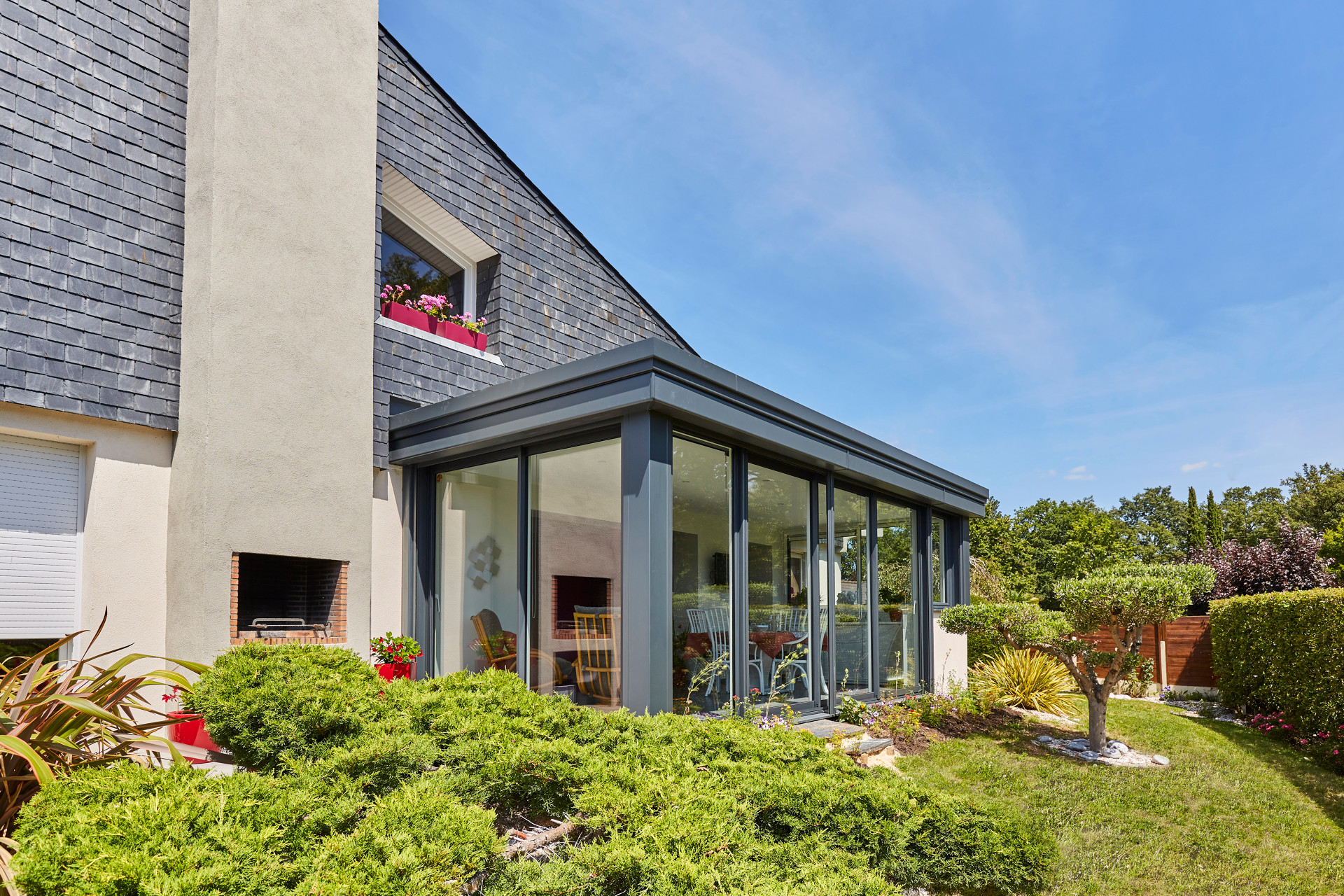 Extension de maison bioclimatique et design Esthète - Gustave Rideau
