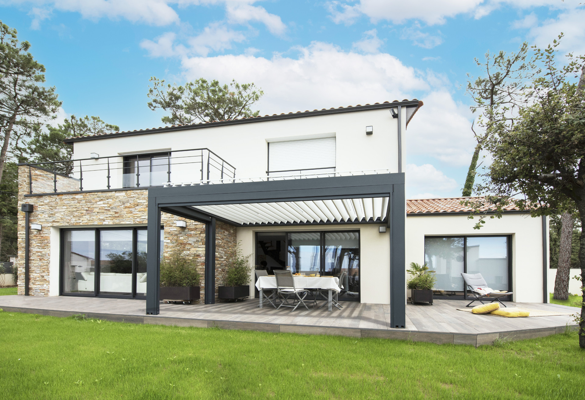 Pergola Bioclimatik en Alu - Gustave Rideau