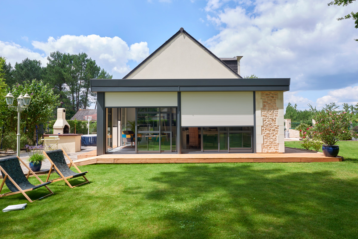 Extension de Maison Moderne en aluminium - Gustave Rideau