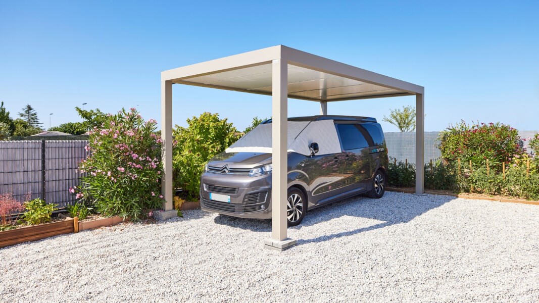 Carport et Abri de voiture en aluminium - Gustave Rideau